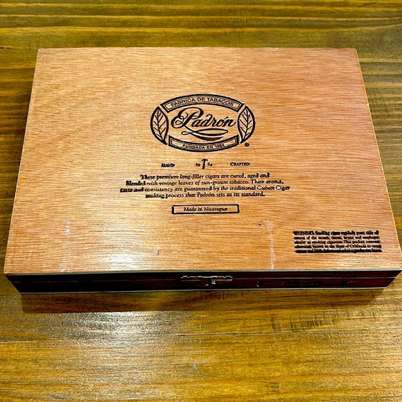 Padron | Other | Padron Emptycigar Box | Poshmark